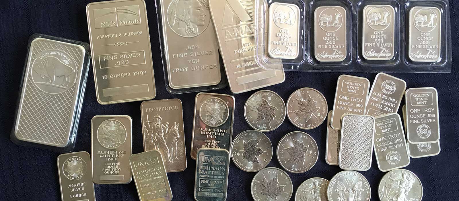 Gold & Silver – Central Stamp & Coin